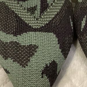 Rothy's | Shoes | Rothys The Point Olive Camo Knit Pointy Toe Ballet ...